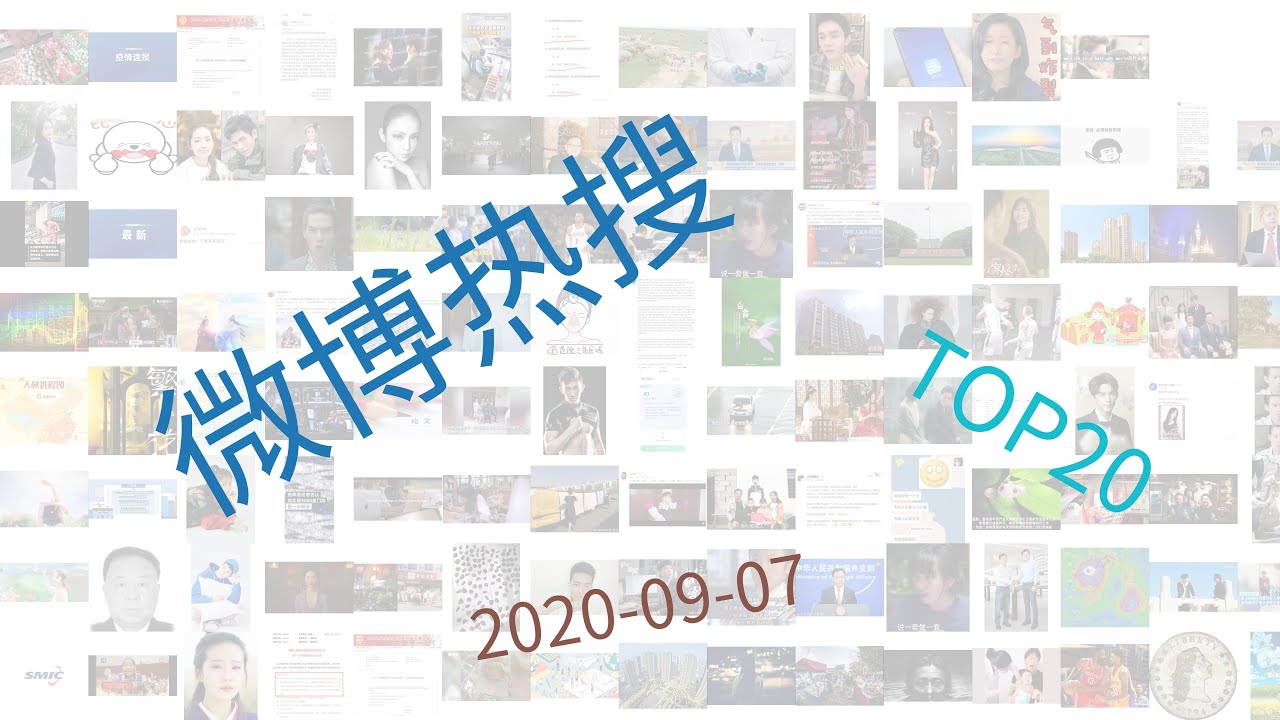 Trending topics on Weibo, 09-07-2020 - YouTube