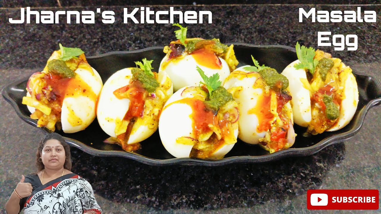 Viral Masala Egg | স্পাইসি মসলা এগ | Jharna's Kitchen Official - YouTube