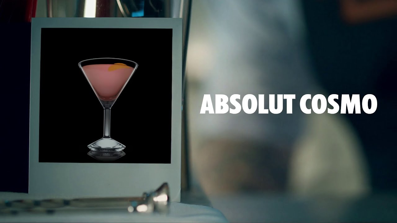 ABSOLUT COSMO DRINK RECIPE - HOW TO MIX - YouTube