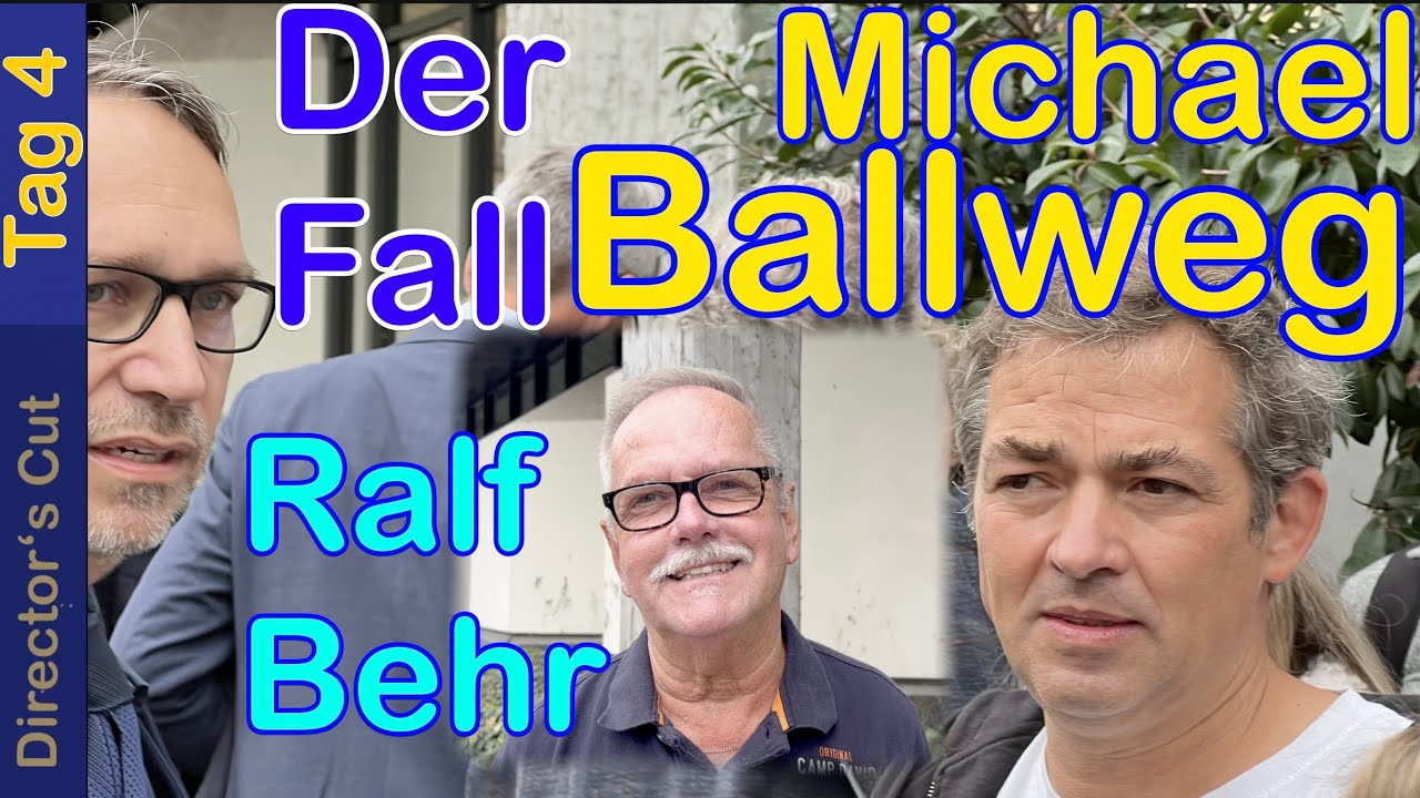 4. Prozesstag im Fall Michael Ballweg | Beobachtungen von Ralf Behr und ...