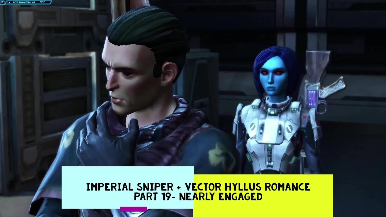 SWTOR: Imperial Agent + Vector Hyllus Romance Part 19- Nearly Engaged ...