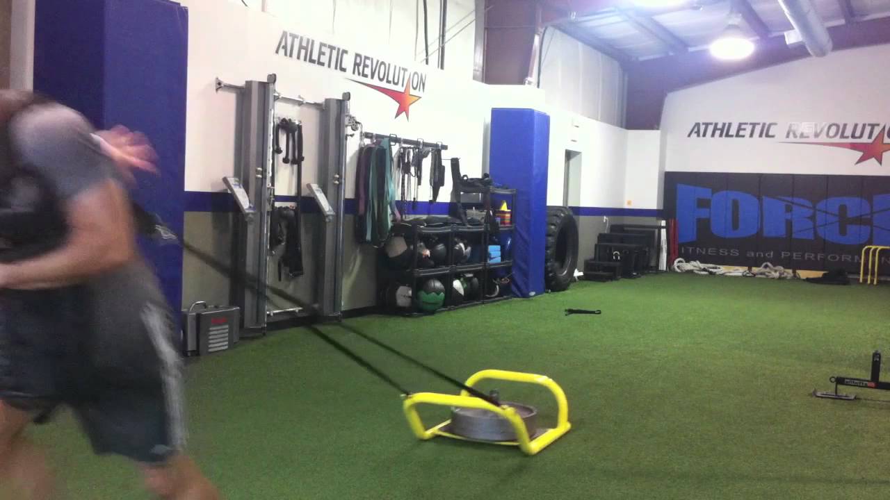 New Sled Pull Variation - YouTube