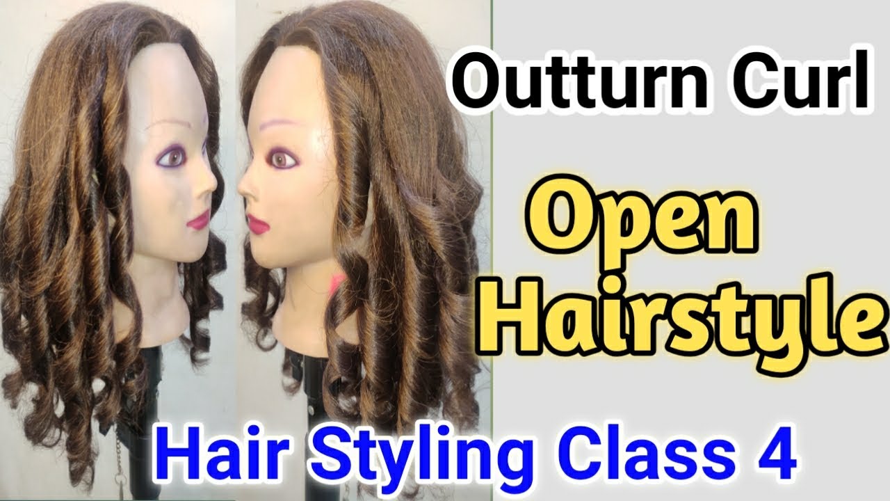 How to make outturn curl. आउटर्न कर्ल कैसे बनाए। Online professional ...