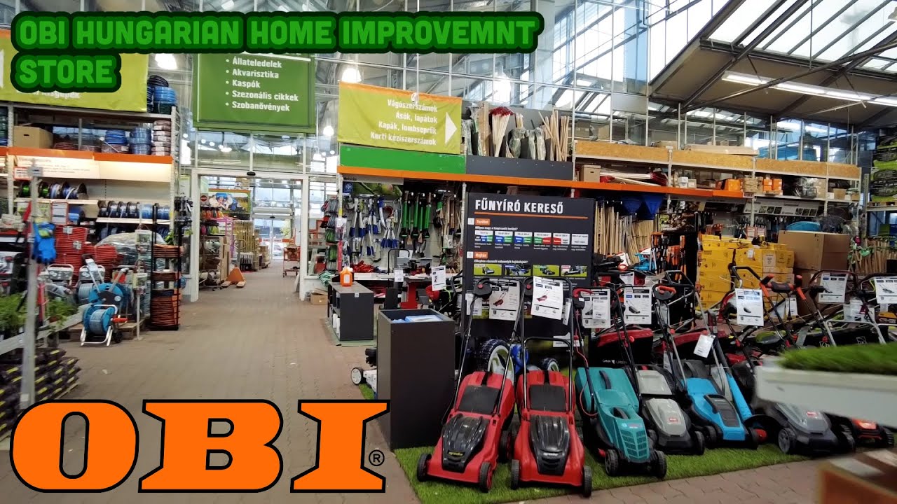 OBI Hungarian Home Improvement Store 🇭🇺 - YouTube
