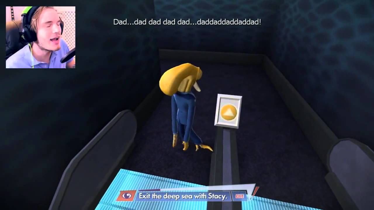 Pewdiepie - Octodad Funny Moment (Best Dad of 2014 XD) - YouTube