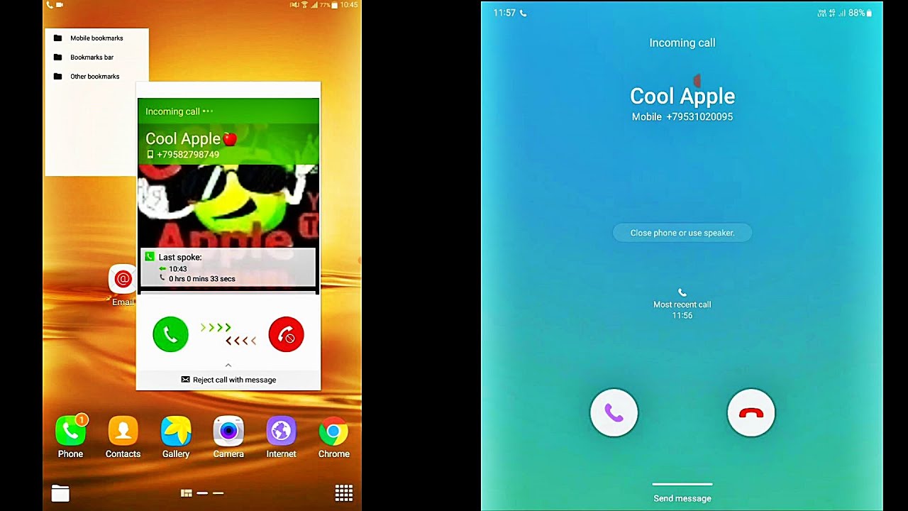 Samsung Galaxy Fold 2 vs Samsung Galaxy Tab S screen recording calls ...