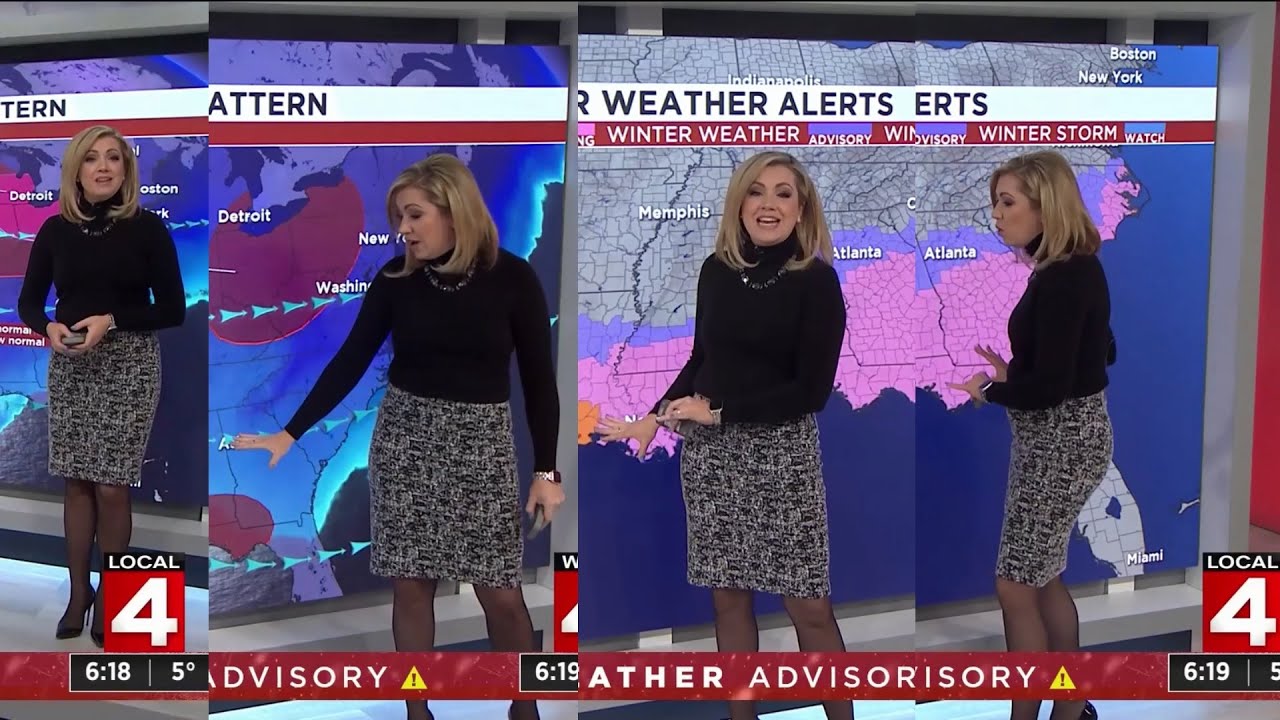 Ashlee Baracy from WDIV Local 4 Detroit with the morning Weather report ...