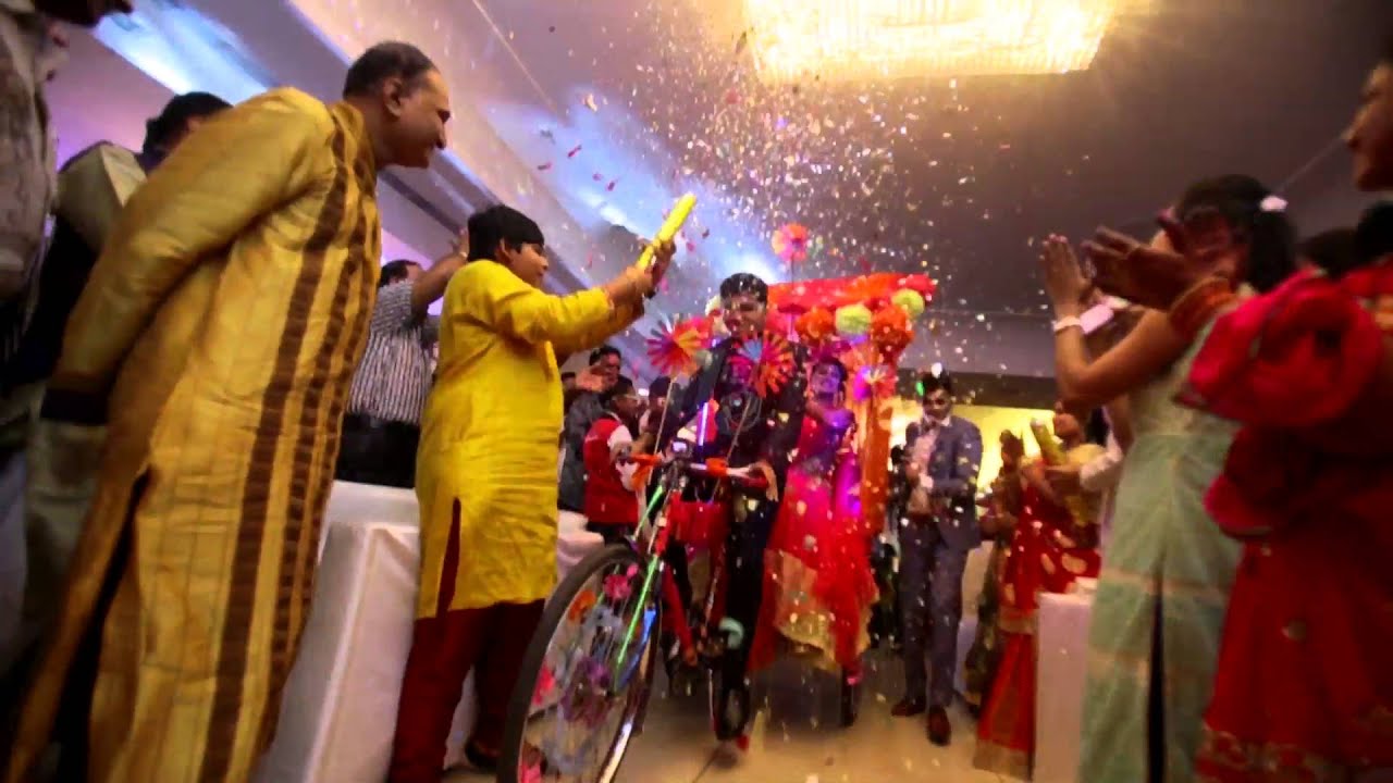 Special Entry of Bride and Groom in Sangeet by Digheevents - YouTube