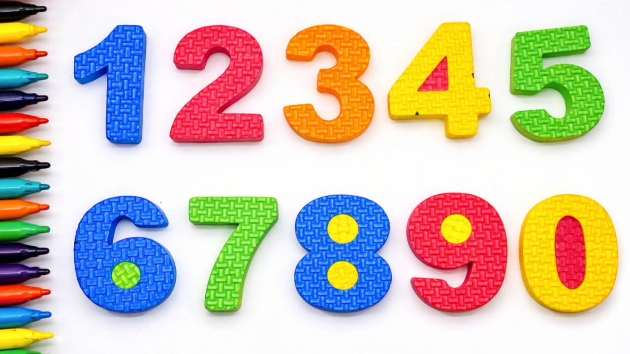 Learn Numbers with Patterns | Numbers with Patterns Drawing and ...