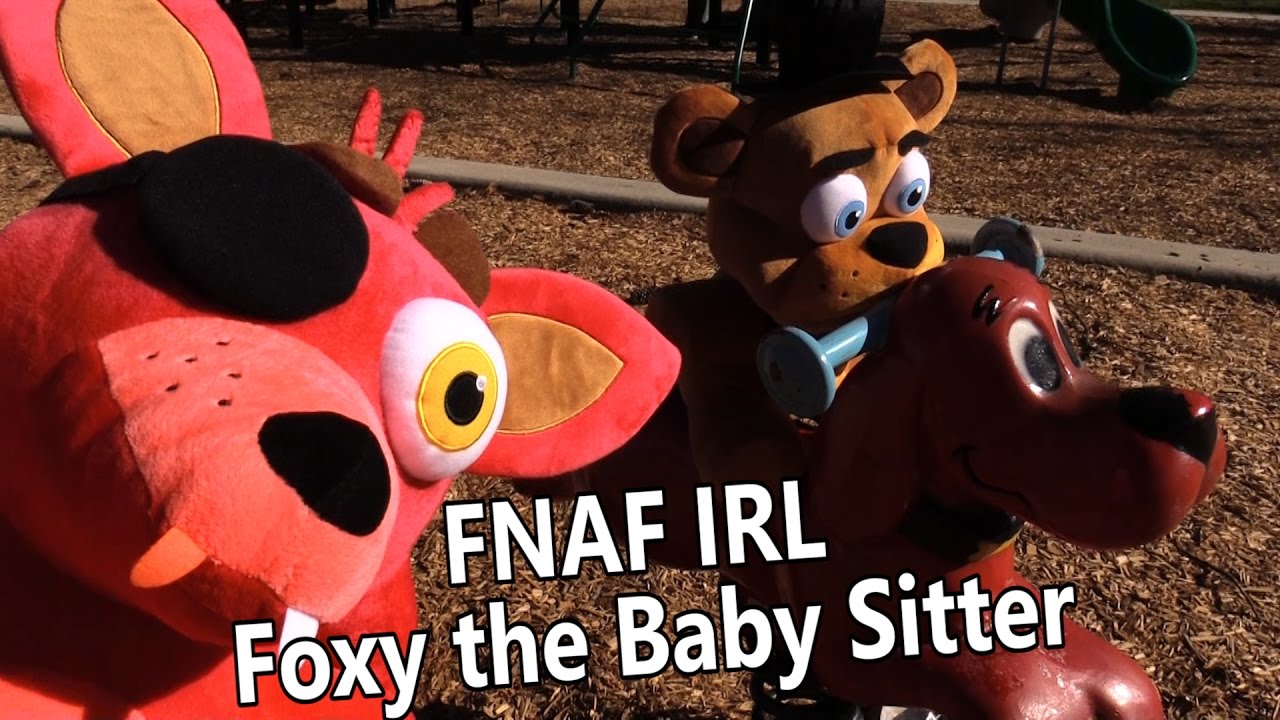 FNAF plush In Real Life 2- Foxy the Babysitter - YouTube
