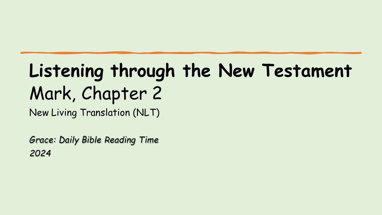 Mark, Chapter 2 - YouTube