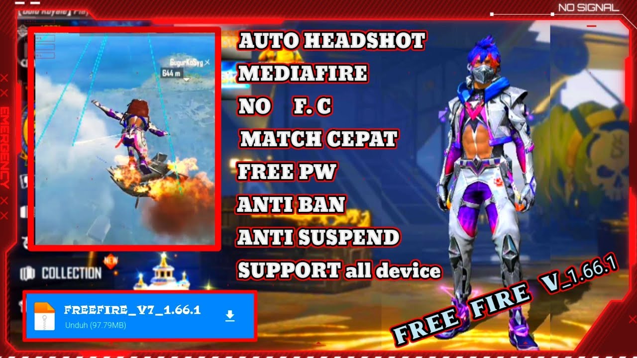 CHEAT FF TERBARU 2021 MOD MENU | CIT FREE FIRE ONE_TAP_HEADSHOT ...
