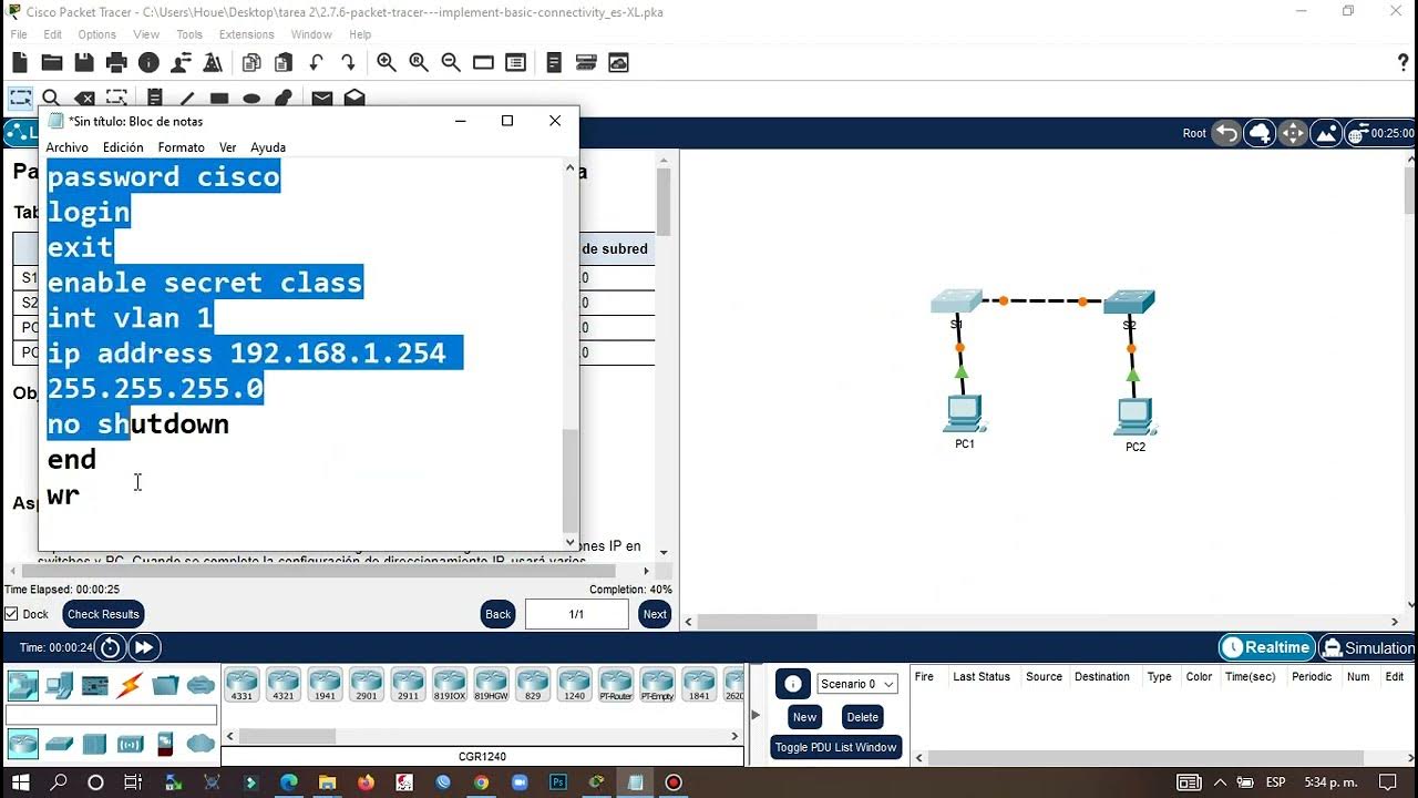 2.7.6-packet-tracer---implement-basic-connectivity - YouTube