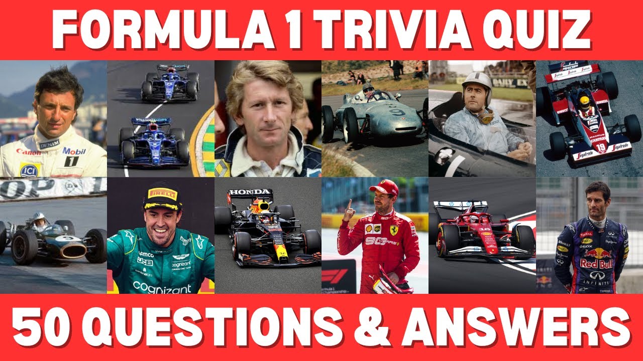50 Insanely Difficult Formula 1 Trivia Questions – Can You Score 100% ...