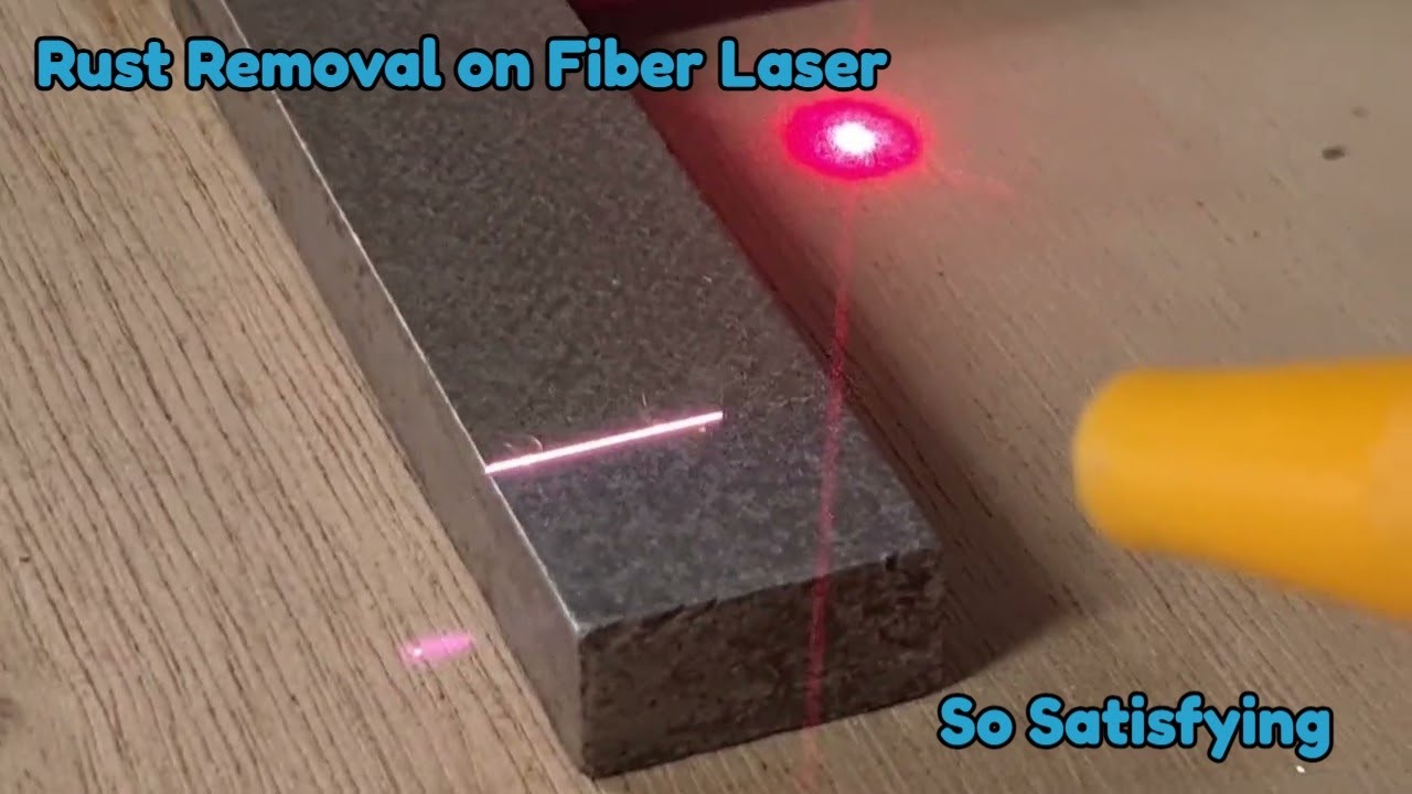 Laser Cleaning Machine - Rust Removal with Fiber Laser - YouTube