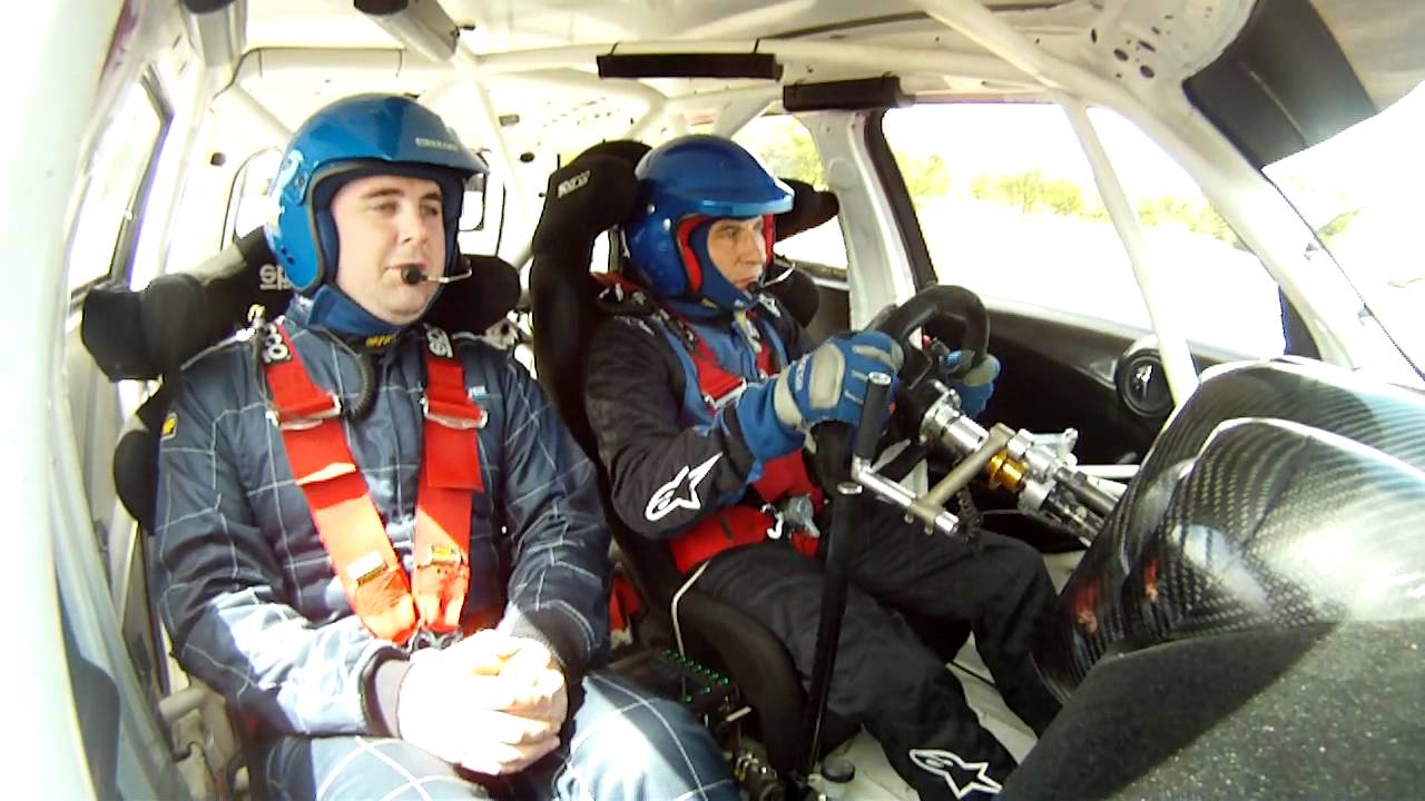 Fat man in a MINI WRC - YouTube