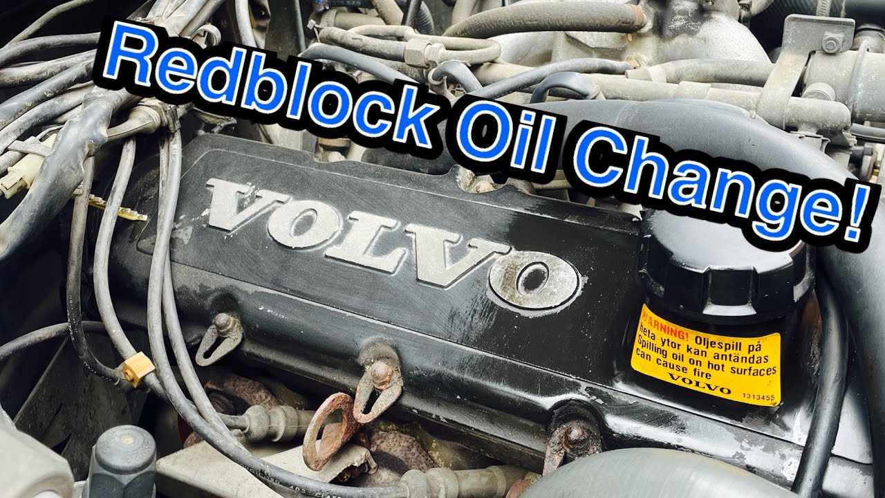 How to Change Engine Oil and Filter on a Redblock Volvo 240, 740 and ...