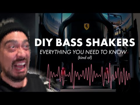 DIY Bass Shaker Walkthrough - Sim Racing - Dayton BST-2 + TT-25 - SIMHUB - iRacing with Driving