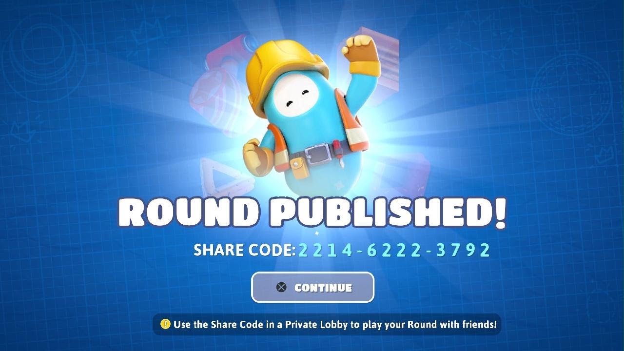 My map Fall guys map code at end - YouTube