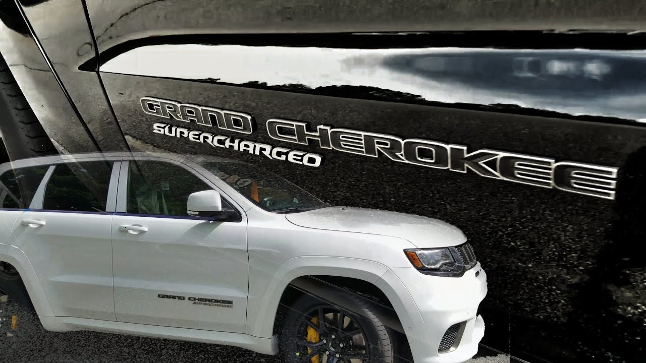 2018 JEEP TRACKHAWK BLACK & WHITE OFF THE TRUCK UNEDITED - YouTube