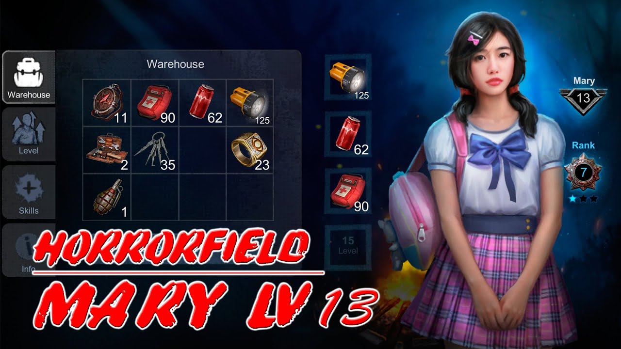 Horrorfield - Survivor Mary Lv13 - Gameplay Walkthrough Ep1 (iOS ...