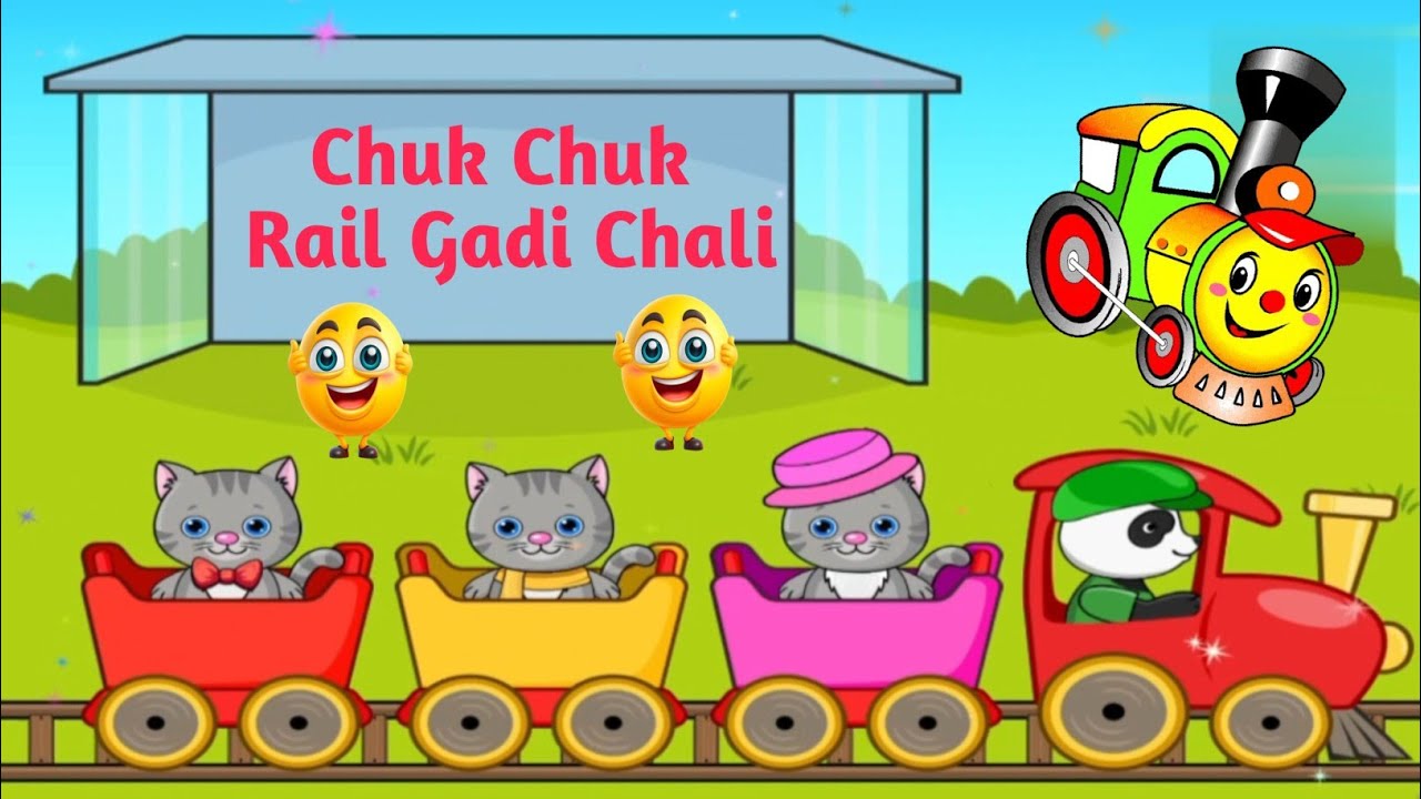 Chuk Chuk Rail Gadi Chali 🚂 🚂 | Gadi Aayi Gadi Aayi | Cartoon Videos ...