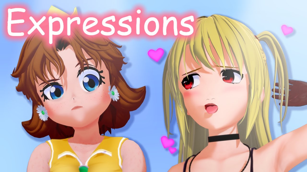 Make Your Waifu Smirk, Grimace, or Gasp! - Koikatsu KKPE Advanced Expressions Tutorial - YouTube