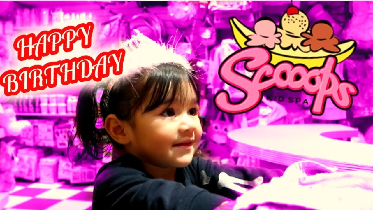 THE GREAT WOLF LODGE KIDS SPA SCOOPS BIRTHDAY SURPRISE! - YouTube