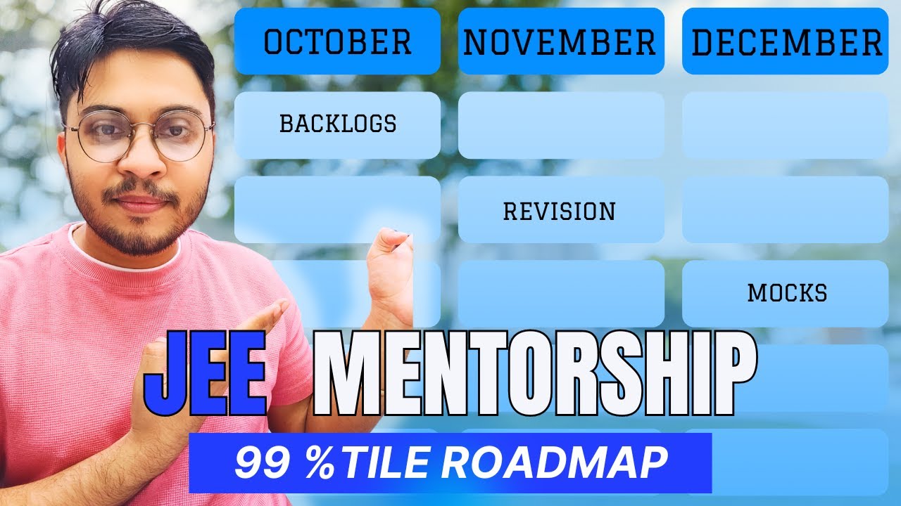JEE MENTORSHIP & ROADMAP | 99%TILE TARGET #iitjee #iit #jeemains # ...