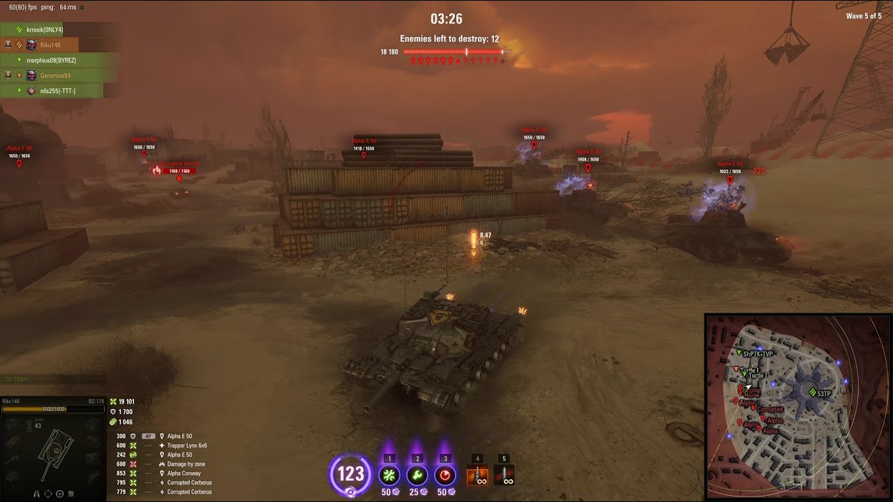 World of Tanks - Babylon: Last Stand (4 Victories) || WZ-120-1G ...
