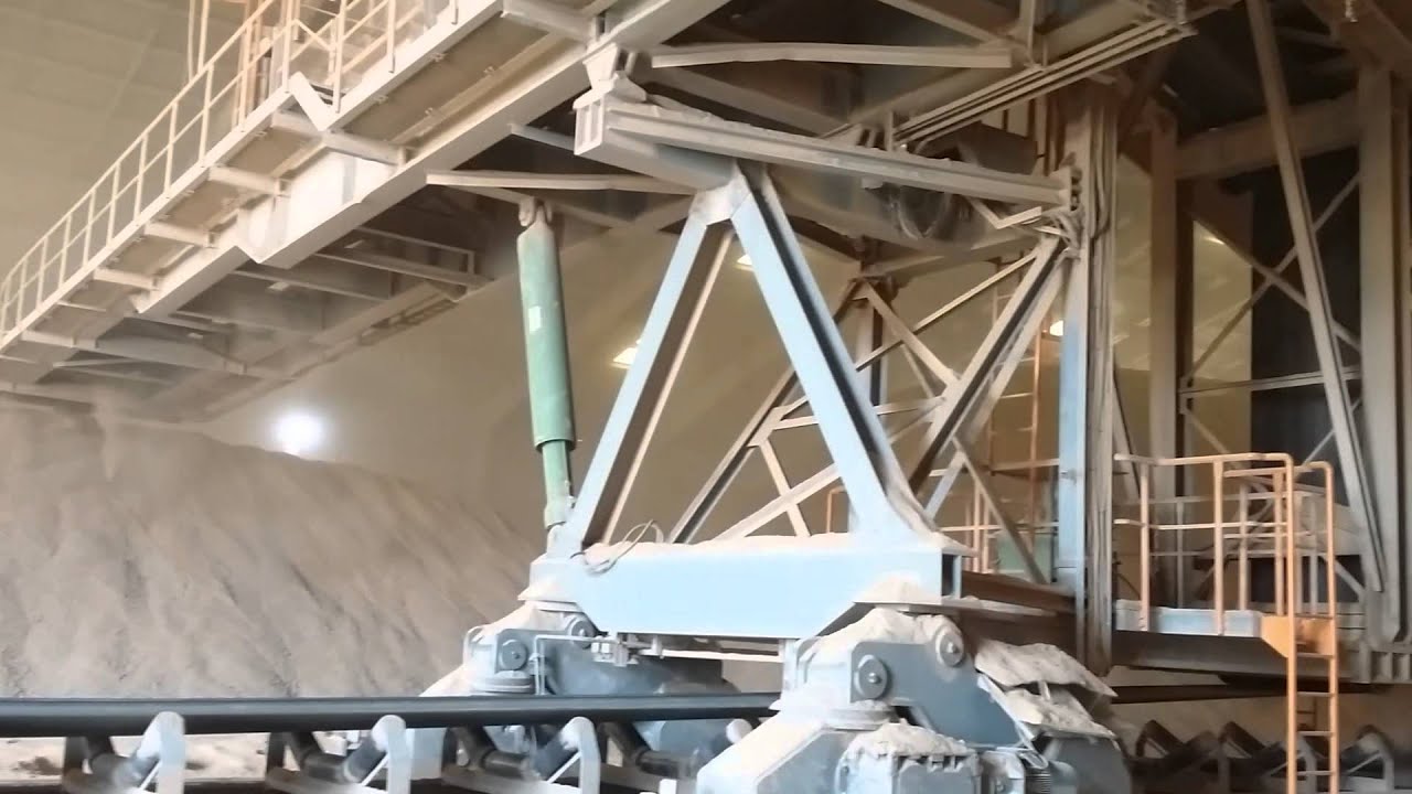 raw material stock yard - YouTube