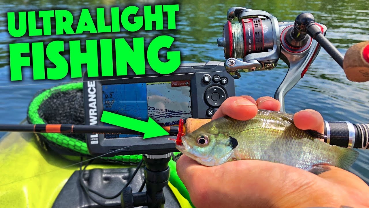 MICRO DROP SHOT For Deep Suspended Bluegill! - YouTube