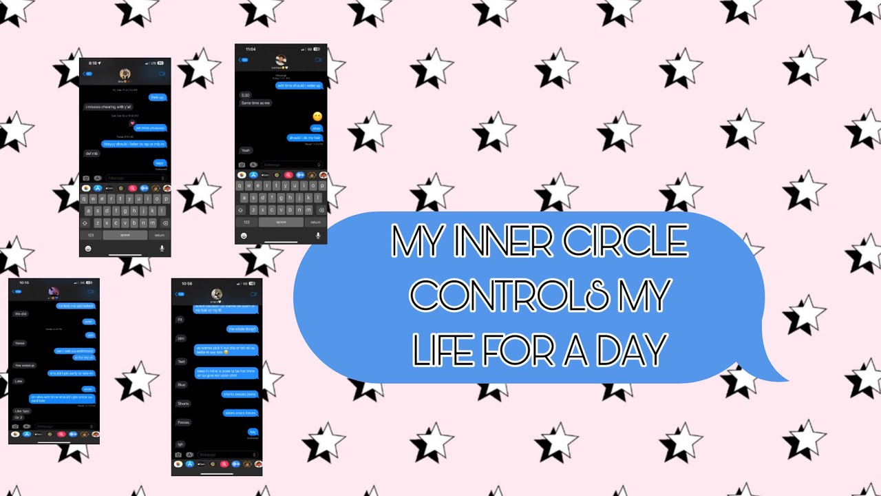my inner circle controls my life for a day - YouTube