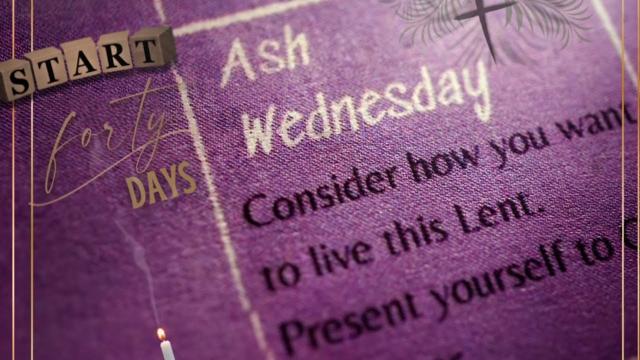 💜 ️ Begin Your Lenten Journey 2-Hour Catholic Ash Wednesday Ambience ...
