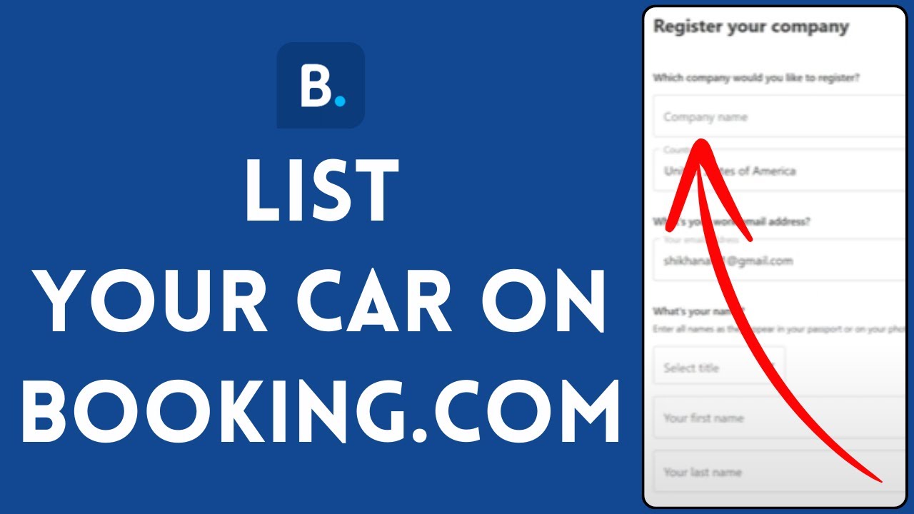 How to List Your Car on Booking.com 2024 - YouTube