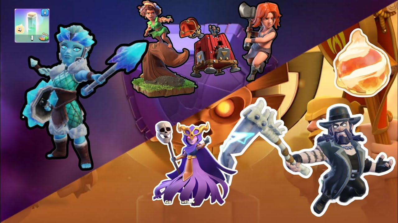 RECOP DRUIDAS + VALQUIRIAS 3⭐[DIA 22] [ATAQUE GUERRA BOLA DE FUEGO+ ...