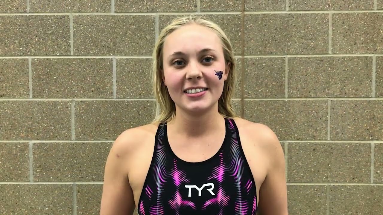 2022 NSIC Swimming & Diving - Anja Enervold of Minnesota State - Day 4 ...