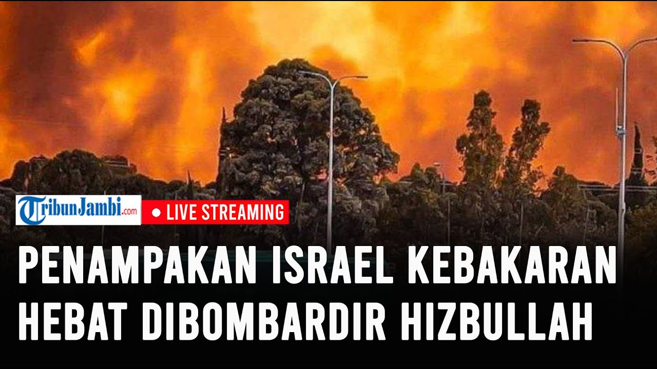 🔴Penampakan Israel Kebakaran Hebat Dibombardir Hizbullah, Serangannya ...