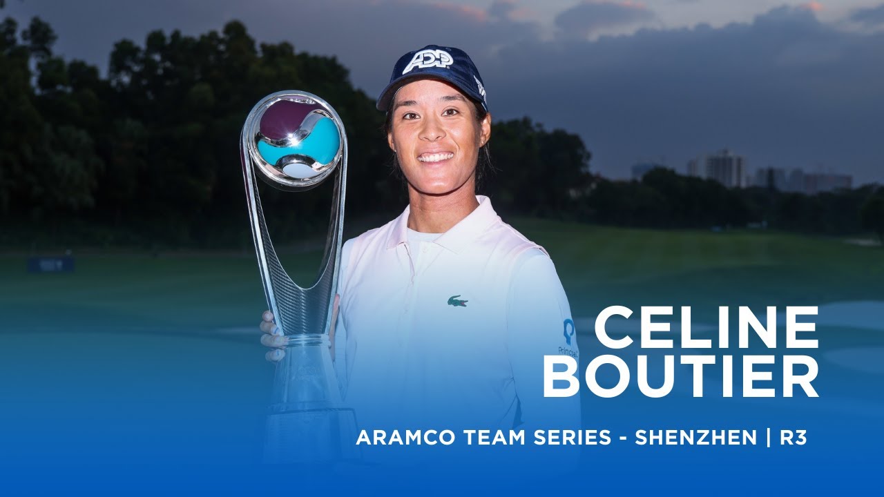 Celine Boutier Crowned the Champion in China | Aramco Team Series ...