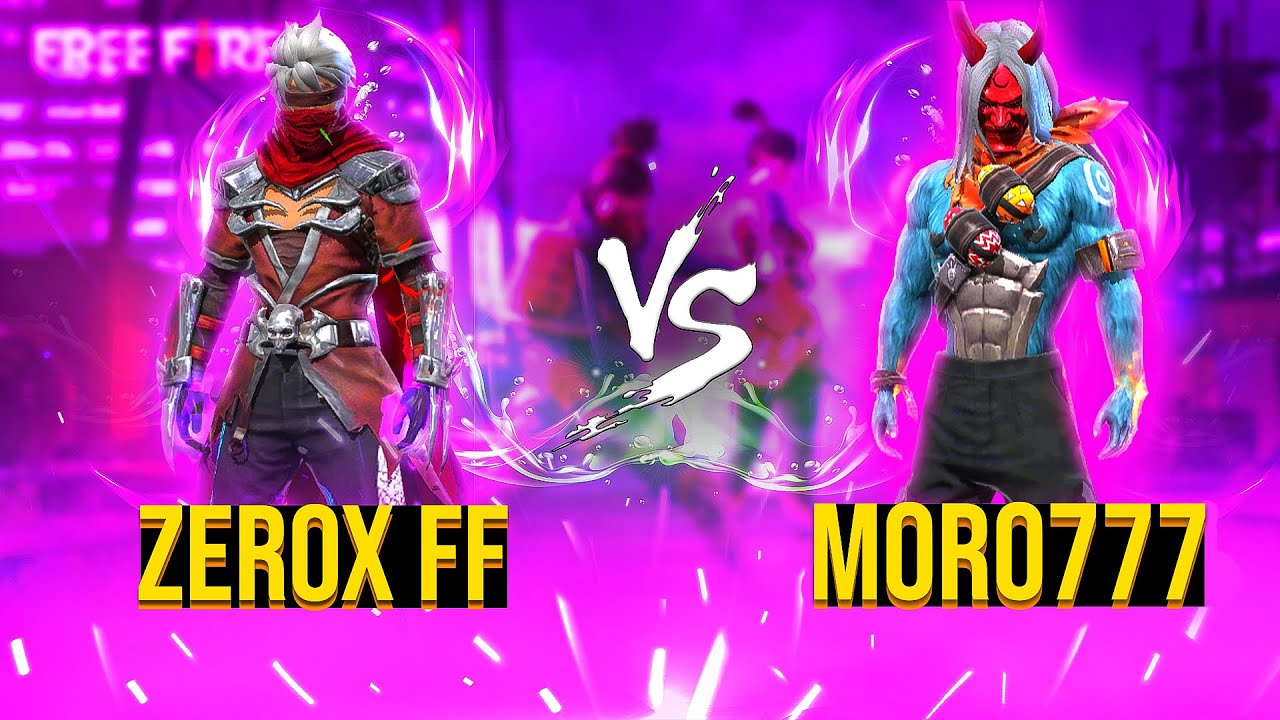 Zerox FF vs MORO777 🔥💖 - YouTube