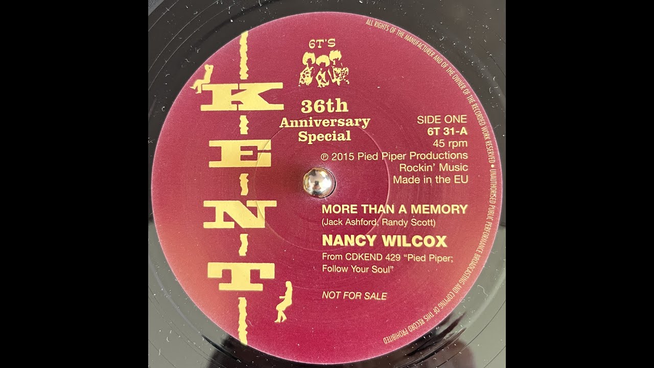 Nancy Wilcox More Than A Memory - YouTube