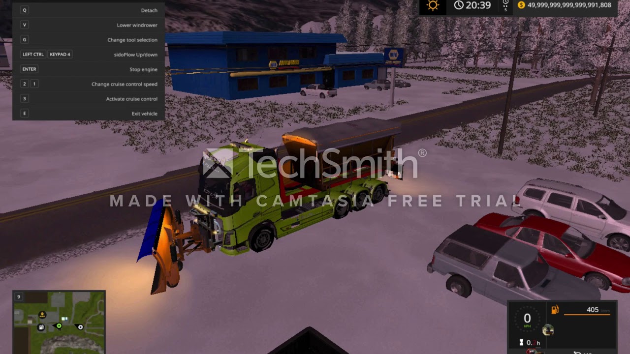 fs 17 snowplowing with city trucks - YouTube