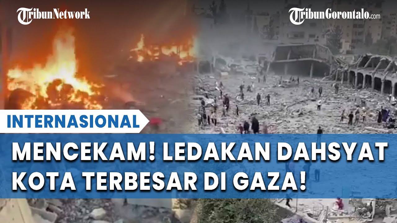 Gaza MEMBARA! Bentrok Hamas Vs Israel, Ledakan Hebat di Shuja'iyya ...