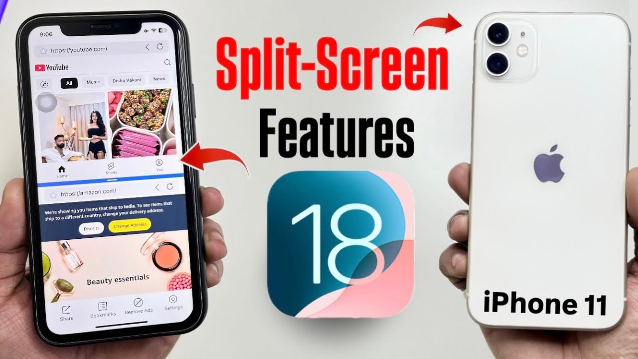 How to Enable & Use Split Screen Feature on iPhone 11 (iOS 18) - YouTube