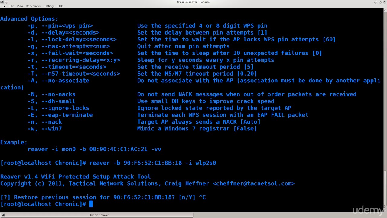 Cracking WPS pins with reaver part 2 - Firewall Training Videos - YouTube