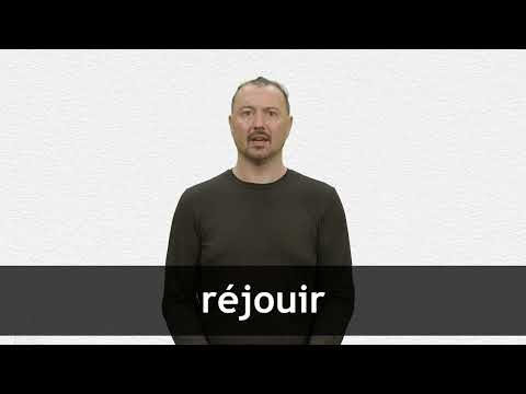 How to pronounce RÉJOUIR in French