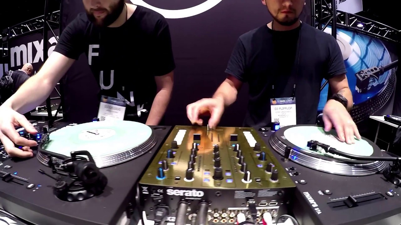 DJ FlipFlop & DJ Celsius @ Mixars booth - 2017 NAMM Show - YouTube