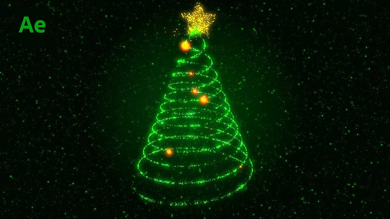 Christmas Tree - After Effects Tutorial - Trapcode Particles Part 2 ...