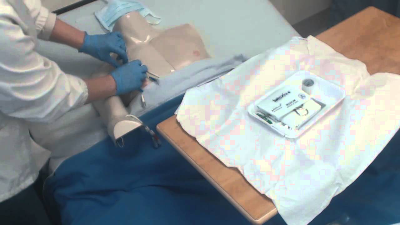 CVC dressing change - YouTube