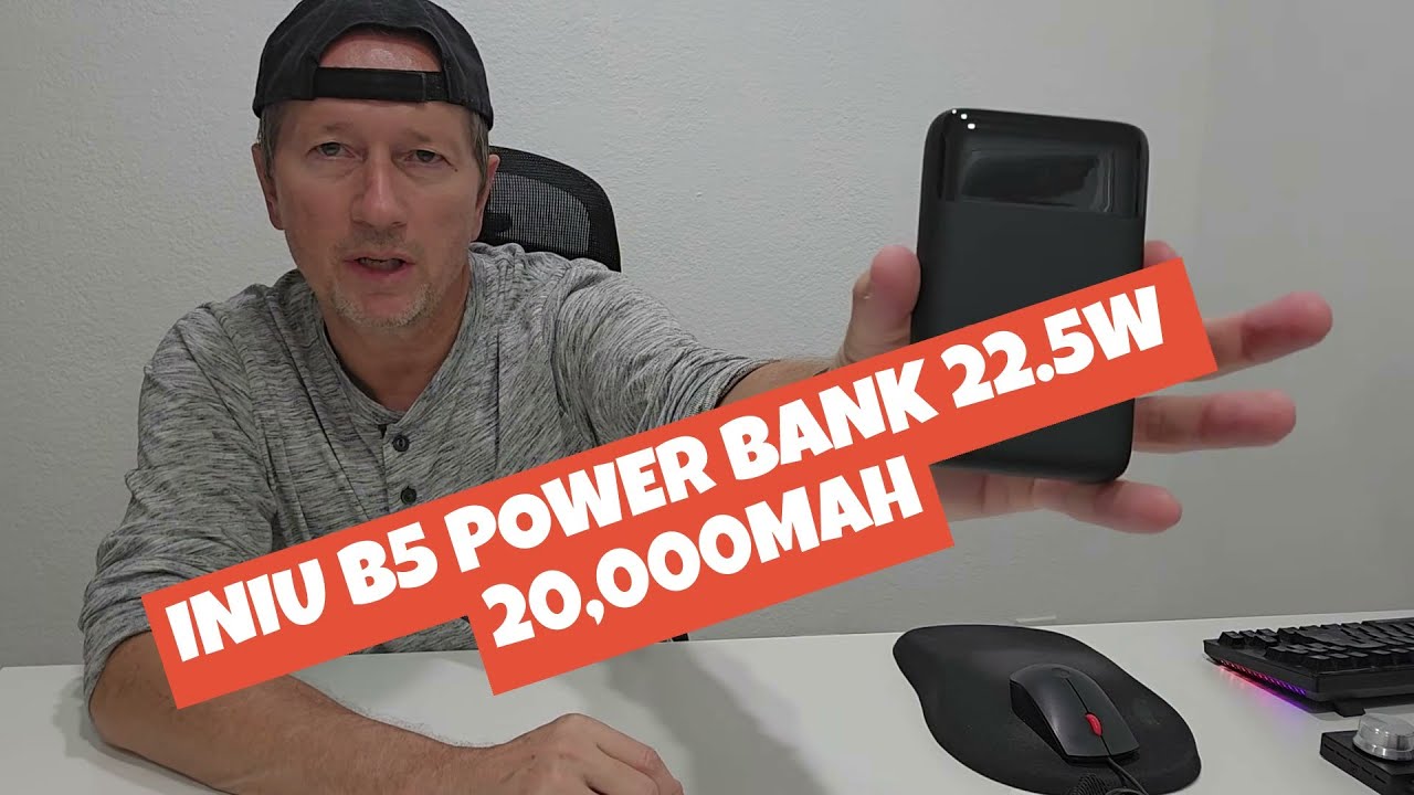 INIU B5 (BI-B5) Power Bank 22.5W 20,000mAh Unboxing & Review | Max ...